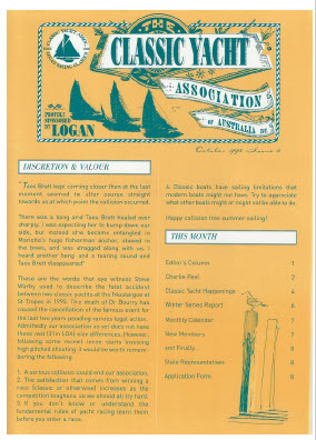 CYAA Magazine Archive - Classic Yacht Association of Australia