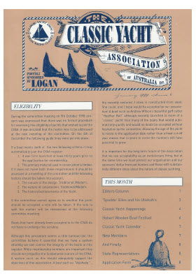 CYAA Magazine Archive - Classic Yacht Association of Australia