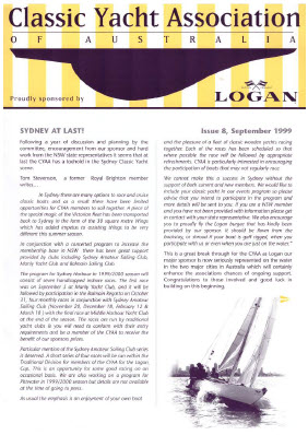 CYAA Magazine Archive - Classic Yacht Association of Australia