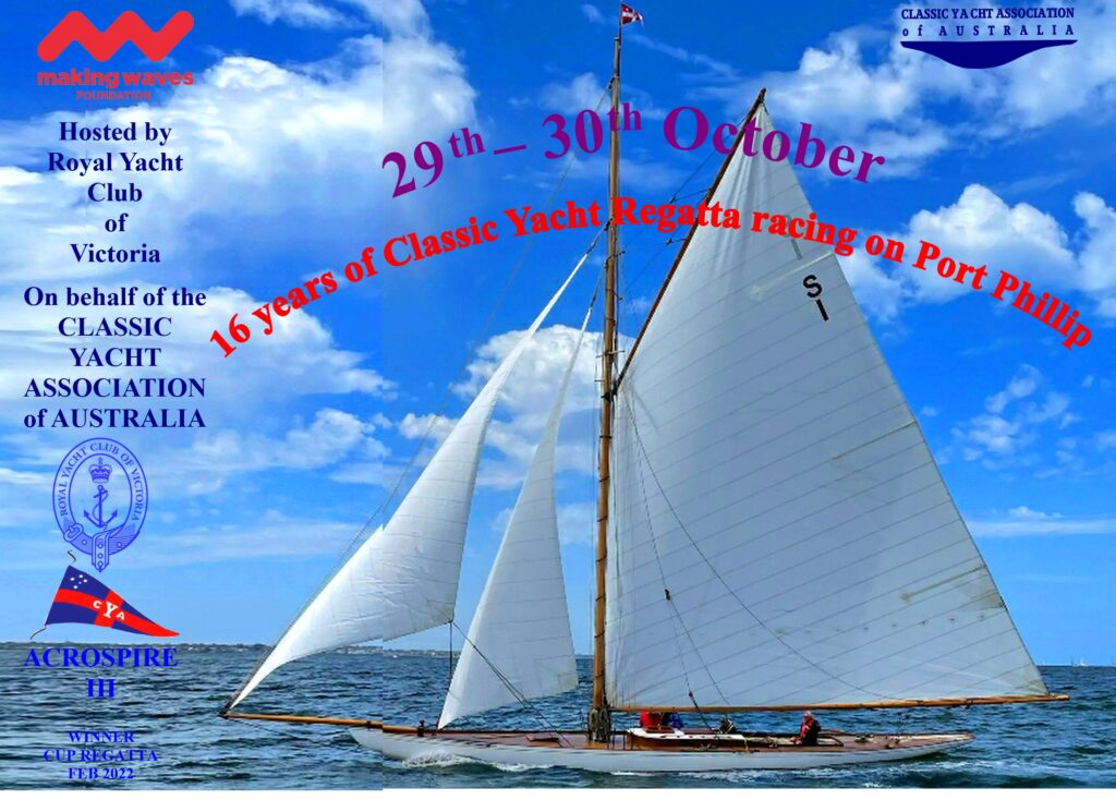 The Cup Regatta - Classic Yacht Association of Australia